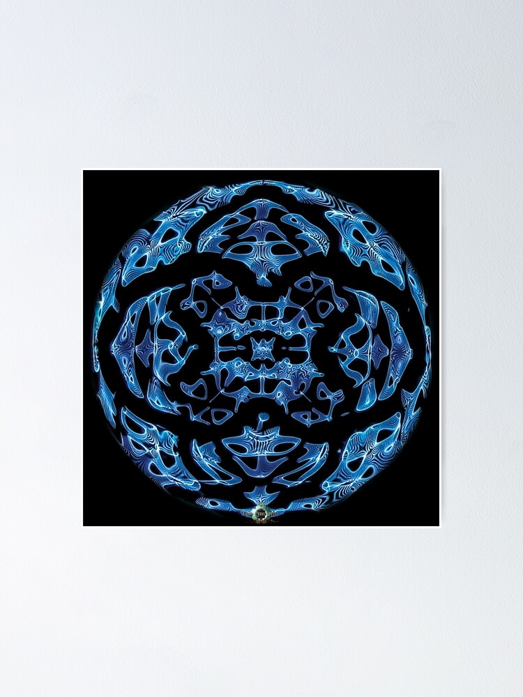 "Cymatic Interweaving" Poster by TheCymArtist | Redbubble