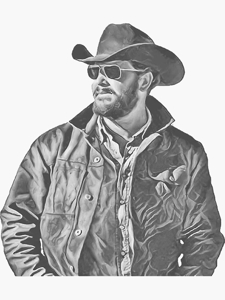 "Rip wheeler" Sticker for Sale by JosephRonzano | Redbubble