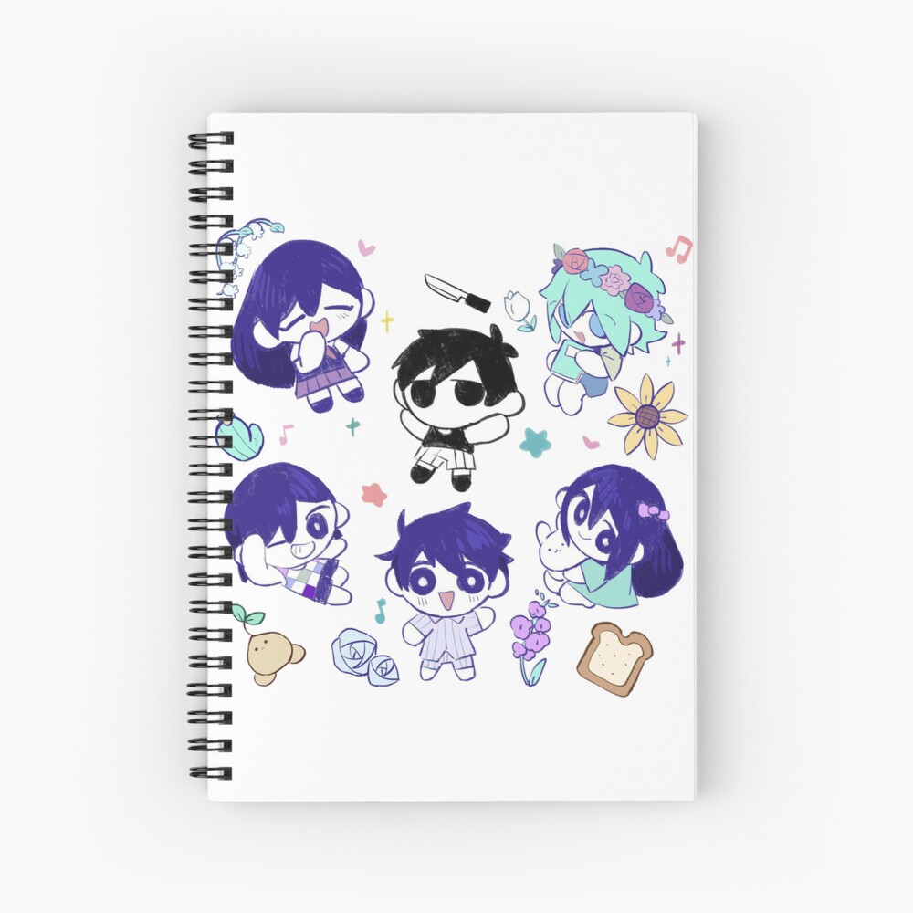Cuaderno de espiral «amigos omori» de pocapo | Redbubble