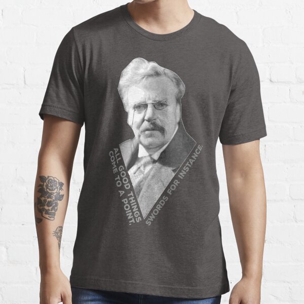 "Chesterton's Point" T-shirt for Sale by papistwhovian | Redbubble ...