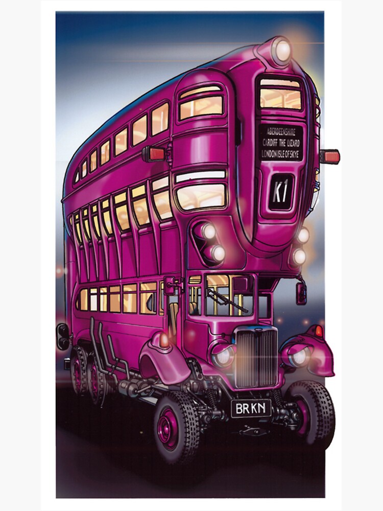 "Magic Transport Knight Bus " Sticker by AThousandCrafts | Redbubble