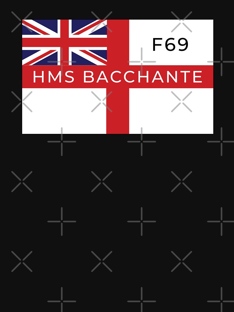 "HMS Bacchante On British White Ensign - F69 - British Navy Type 12I ...