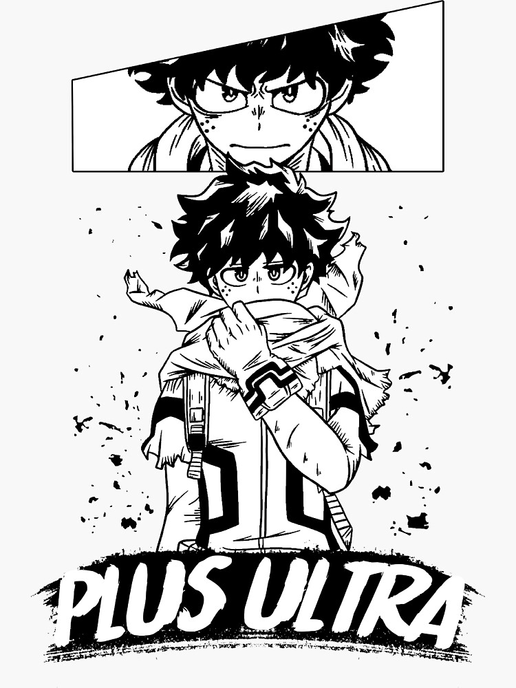 "My Hero Academia - Plus Ultra" Sticker by st00pid-mutt | Redbubble