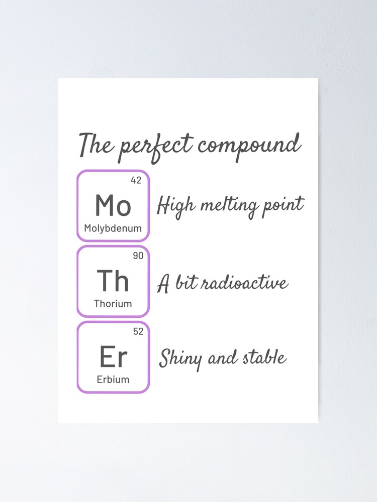 "The Perfect Compound - Mother" Poster by Sci-Art-Cafe | Redbubble