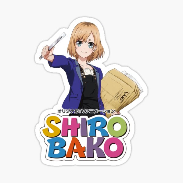 "Shirobako - logo" Sticker by BaryonyxStore | Redbubble