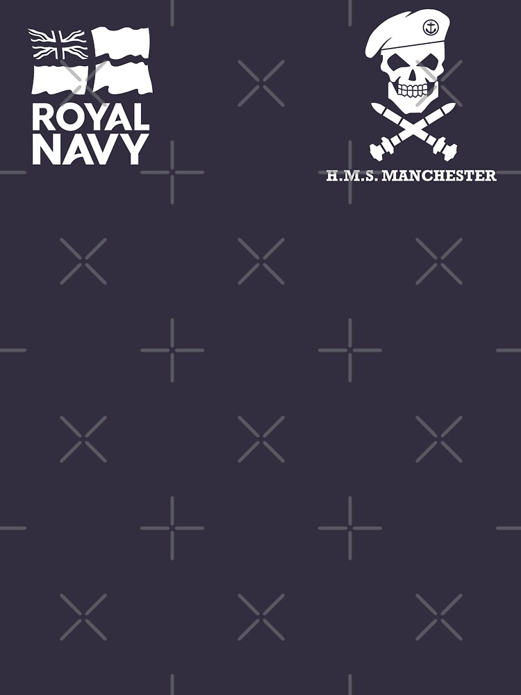 "HMS Manchester - Royal Navy" T-shirt for Sale by CoolDesignsUK ...