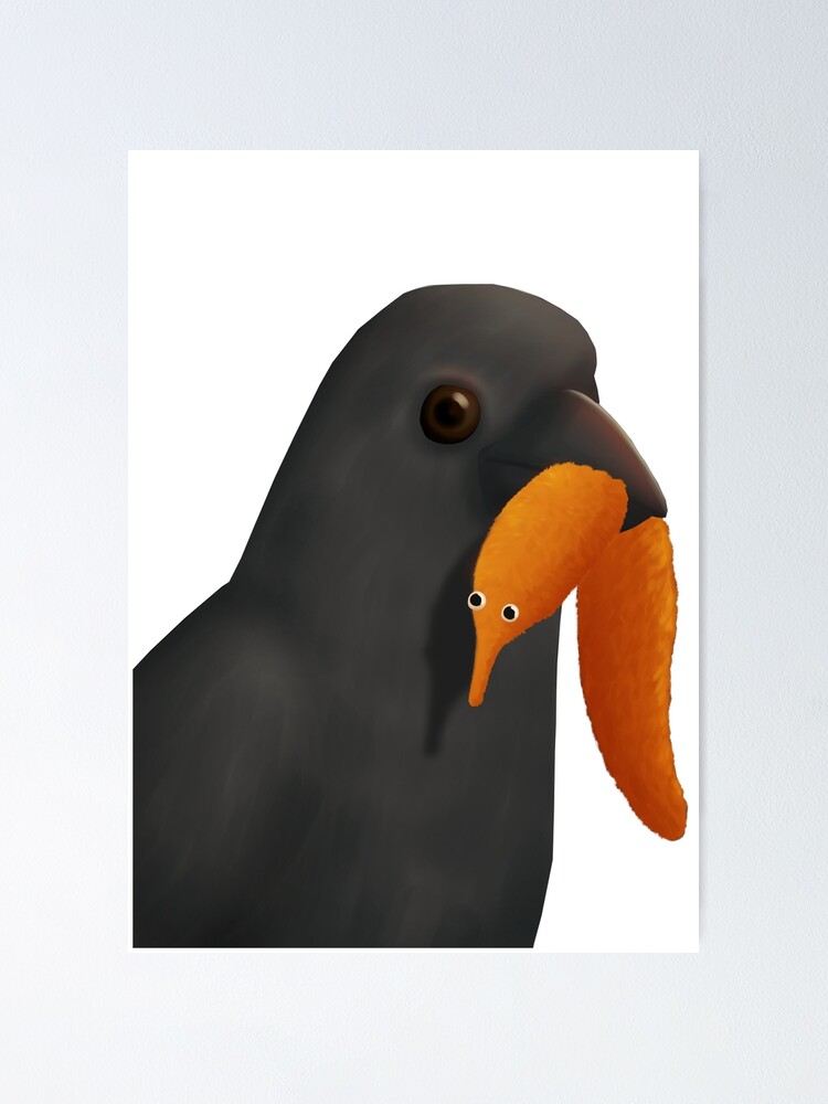 "Worm on a String Crow" Poster for Sale by horseradish-jam | Redbubble