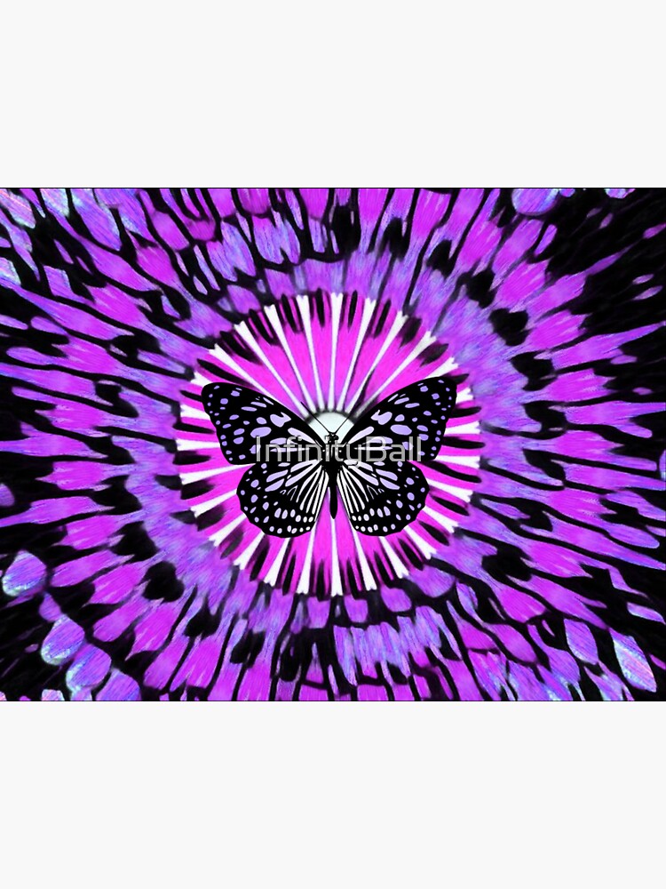 "Butterfly Blast Purple" Sticker by InfinityBall | Redbubble