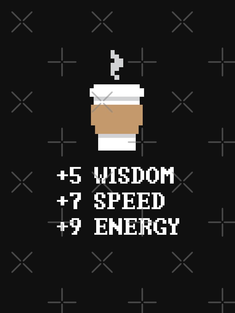 "8-Bit Coffee" T-shirt for Sale by DJBALOGH | Redbubble | coffee t ...