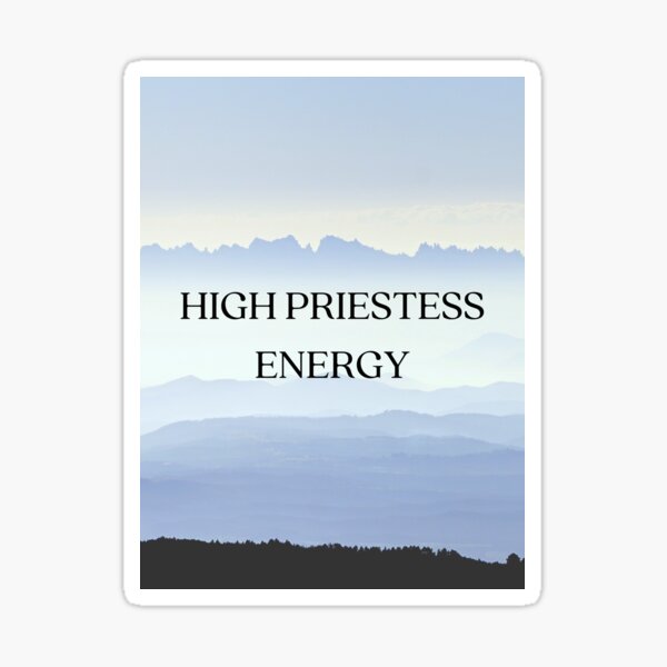 "High Priestess Energy" Sticker by 4shleybby | Redbubble