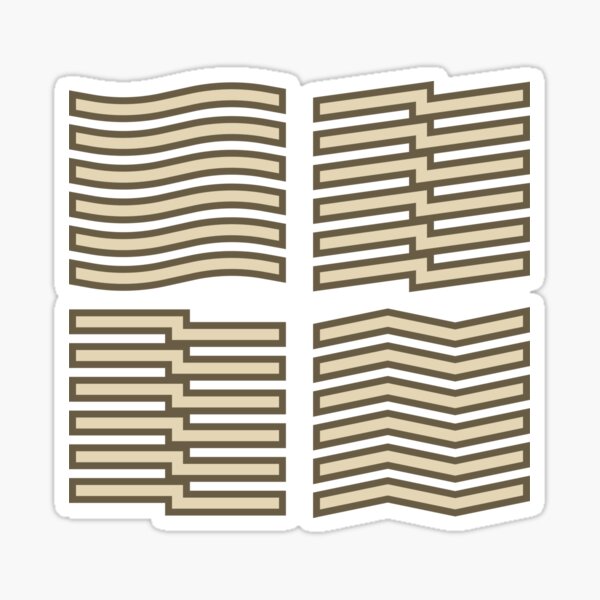 "The Synth Element (Symbols)" Sticker by ckirknielsen | Redbubble