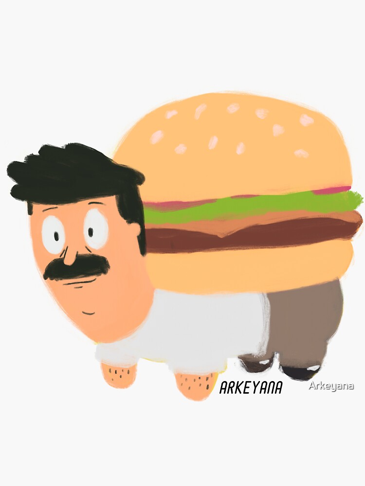 "Bobasaur v.2" Sticker for Sale by Arkeyana | Redbubble