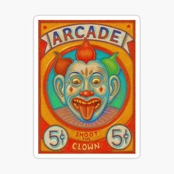 "Arcade " Sticker for Sale by Thomas Sciacca | Redbubble