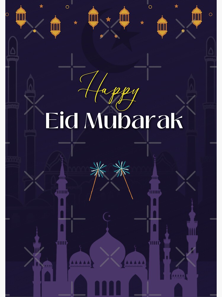"Happy Eidul Fitr | Happy Eidul Adha | Eid Greetings Card | Eid Card ...