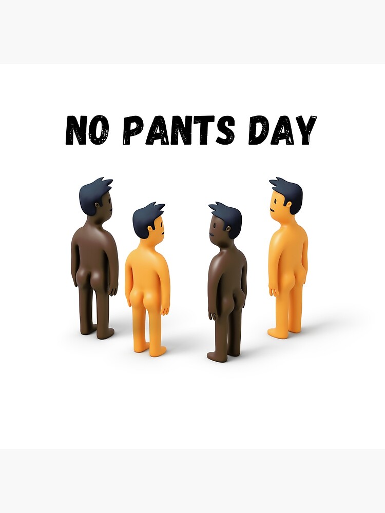 "Happy No Pants Day, No Pants No Problem " Art Print by Marshmello ...