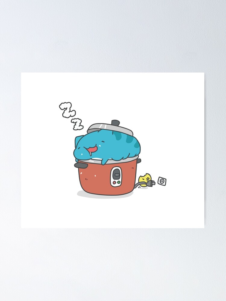 "Bugcat Capoo sleeping" Poster for Sale by Mochi-Animals | Redbubble