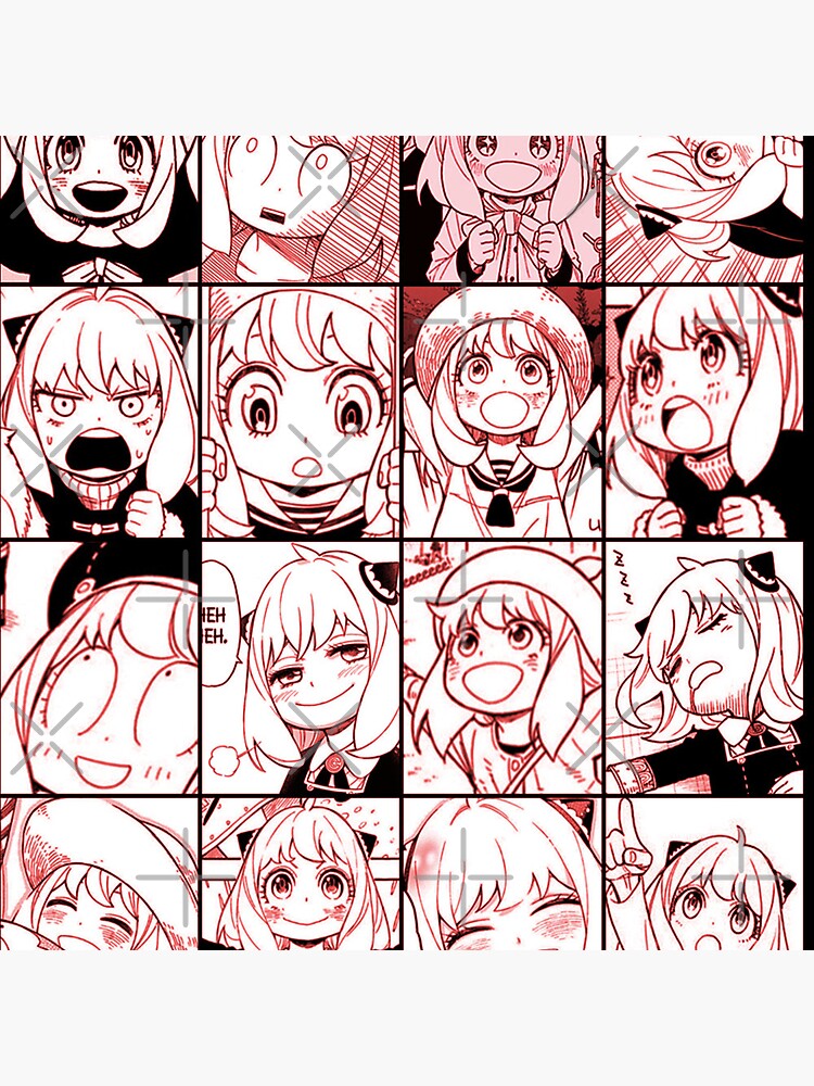 "Anya Forger - Spy x Family manga panels collage" Pin by Angellinx3 ...