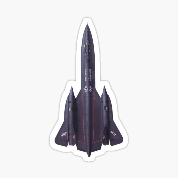 "Legendary SR-71 Blackbird Tribute Collection" Sticker for Sale by ...