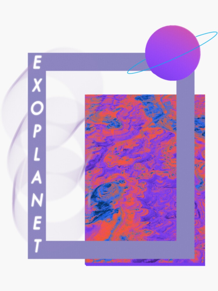 "Exoplanet" Sticker by DestraPix | Redbubble