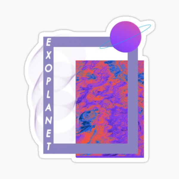 "Exoplanet" Sticker by DestraPix | Redbubble