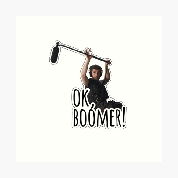 "OK boomer meme" Art Print for Sale by hilienptenont | Redbubble
