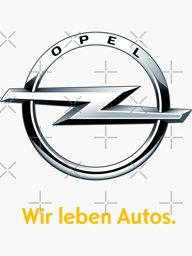 "opel logo" Sticker by Respen80 | Redbubble