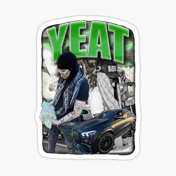 "Yeat " Sticker by u-taku | Redbubble