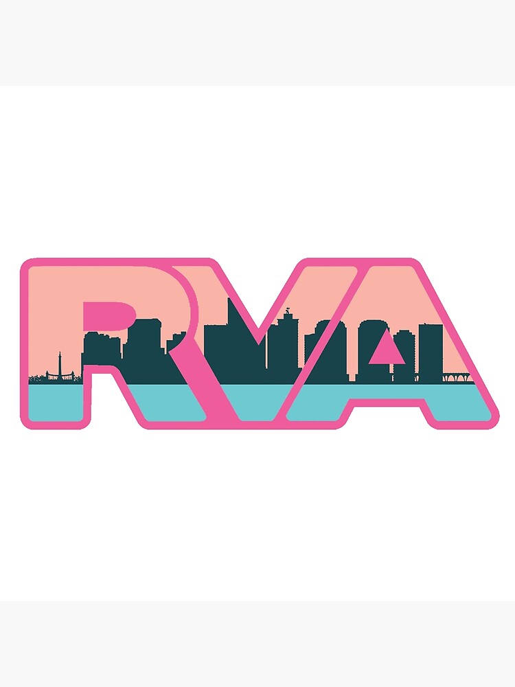 "RVA Richmond VA Logo" Poster by janieholstenart | Redbubble