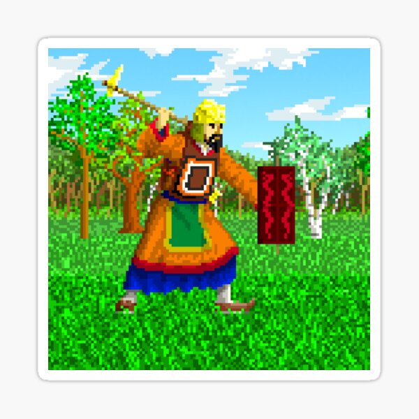 "Shang Dynasty Ge Axeman" Sticker for Sale by PixHistoWarrior | Redbubble
