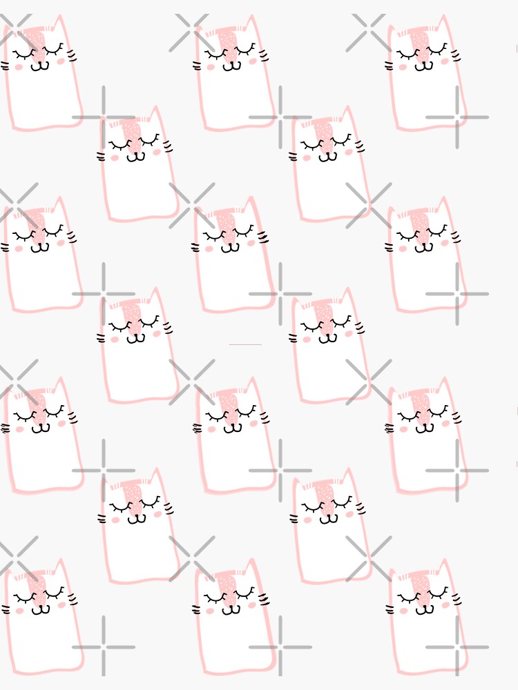 "Cat Grid for Cat lovers" Sticker by TheBazar | Redbubble