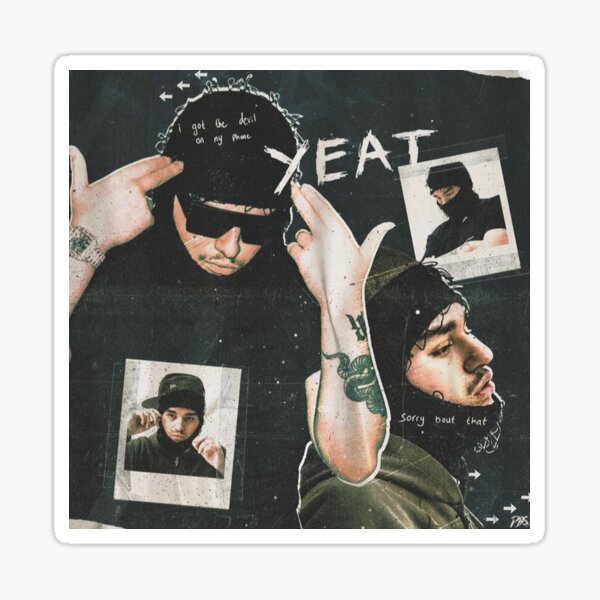 "Yeat " Sticker by u-taku | Redbubble