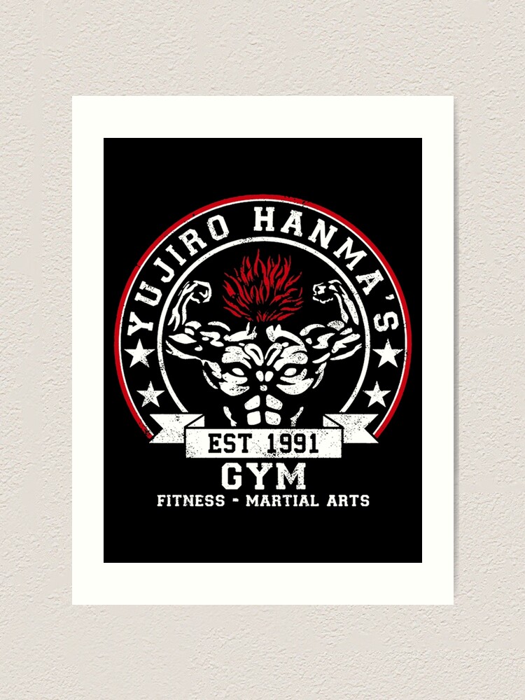 "Yujiro hanma gym" Art Print for Sale by NeilCassin | Redbubble