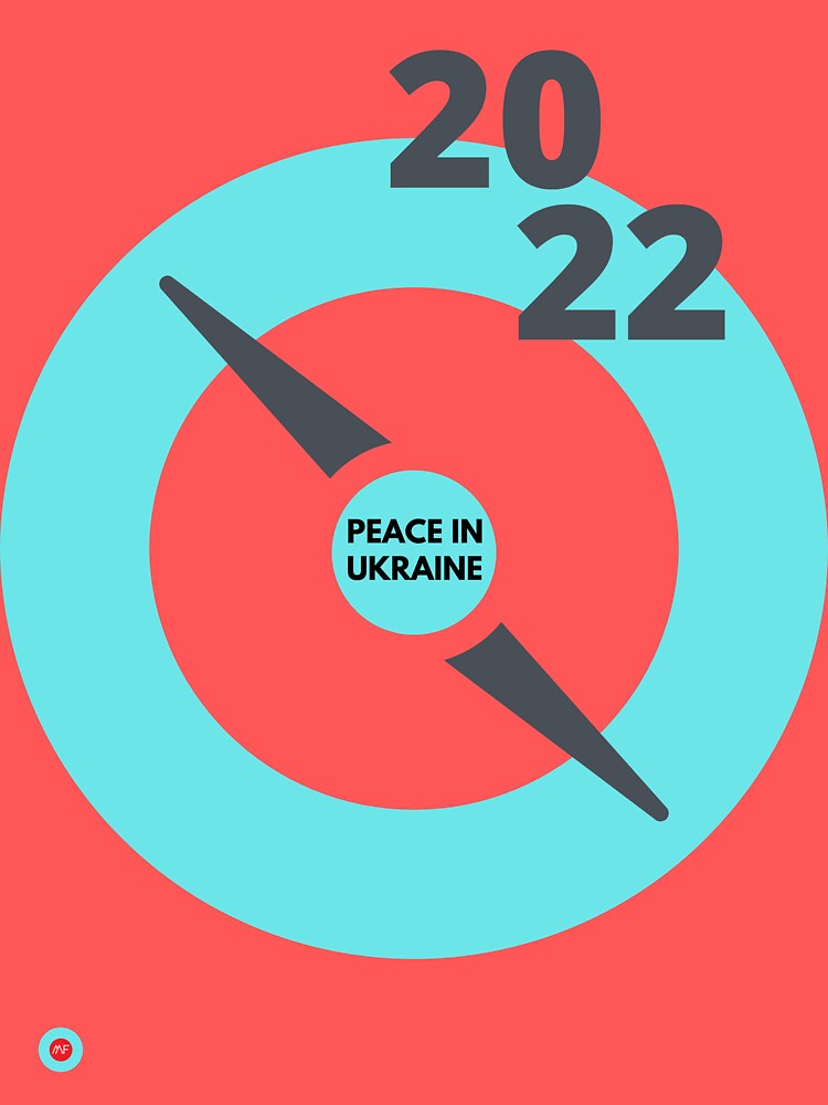 "Peace for Ukraine" Sticker by -LMF- | Redbubble