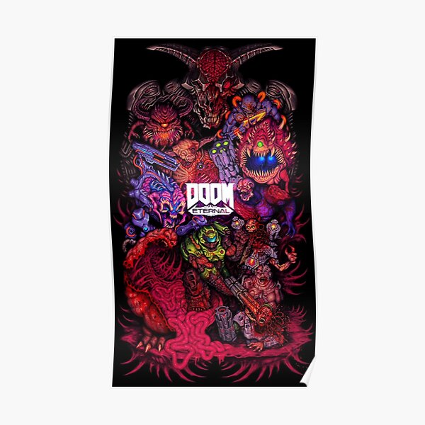"Doom Alien Poster " Poster for Sale by Fallout76ers | Redbubble