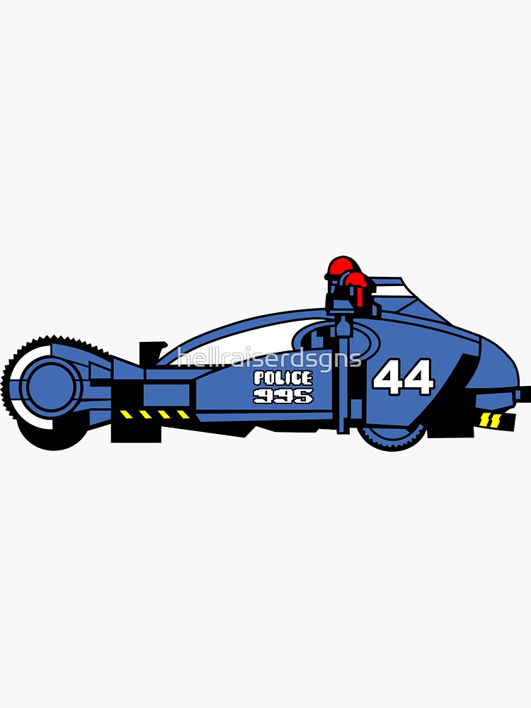 "Blade Runner Spinner" Sticker for Sale by hellraiserdsgns | Redbubble