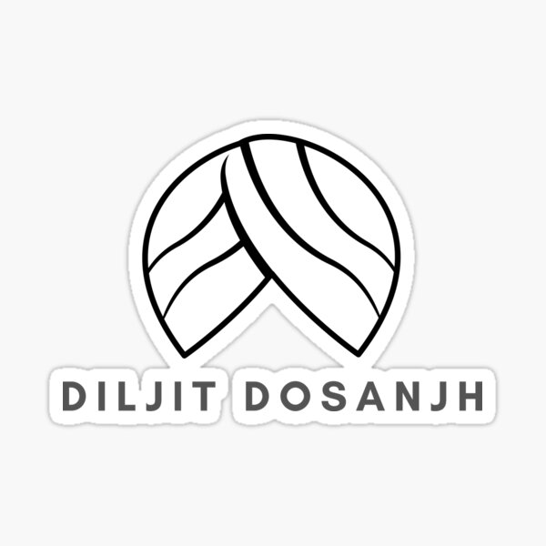 "Diljit Dosanjh" Sticker by Pixelish | Redbubble