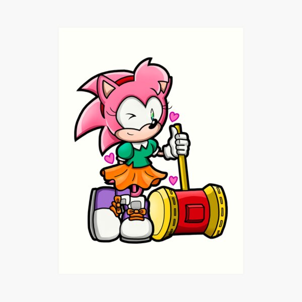 "Pink Pico-Pico Hammer Slammer the Fighters Japan Arcade" Art Print by ...