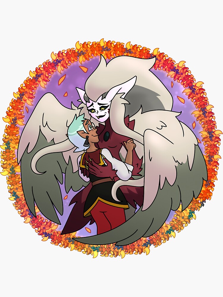 "Raine and Eda Design from TOH" Sticker by phantomdragon62 | Redbubble