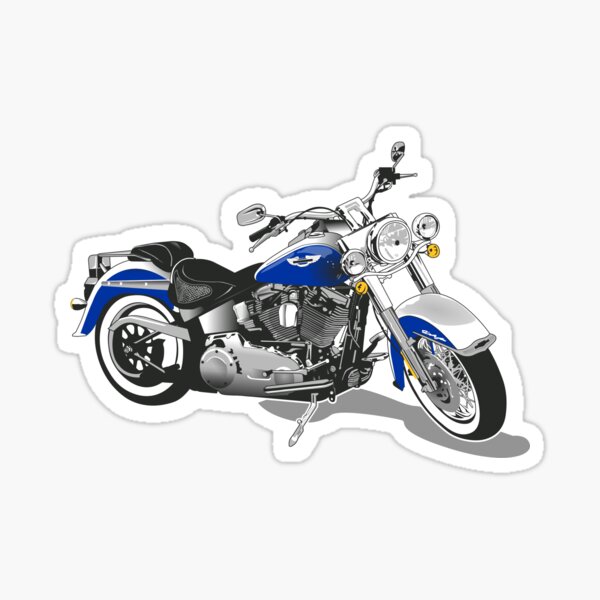 "Harley Davidson" Sticker by Cameron-Bell | Redbubble
