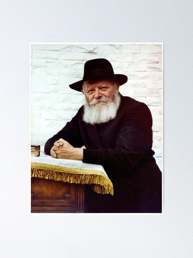 "Rebbe Picture" Poster for Sale by hertzel | Redbubble