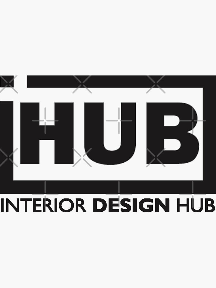 "Interior Design Hub " Sticker for Sale by DzineDiva | Redbubble