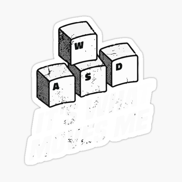 "WASD, it's what moves me(WASD PC Gamer gift video gaming boys men ...