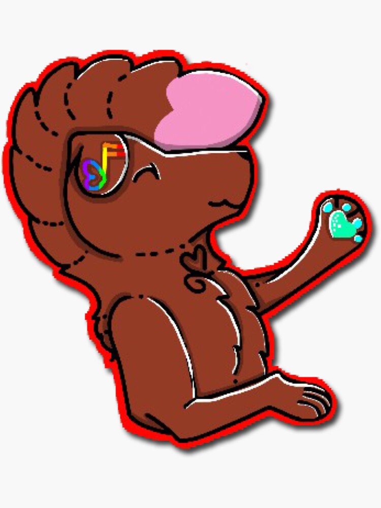 "Hello! Emote" Sticker for Sale by beckyhowling | Redbubble