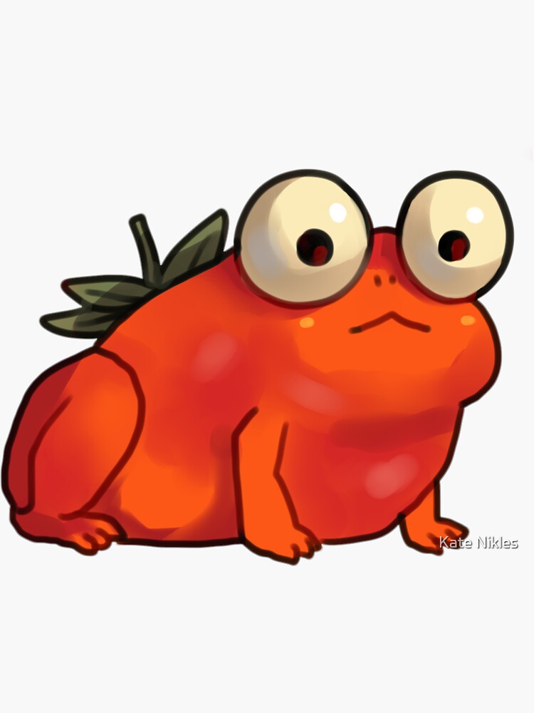 "Tomatoad" Sticker for Sale by GreenPuppy | Redbubble
