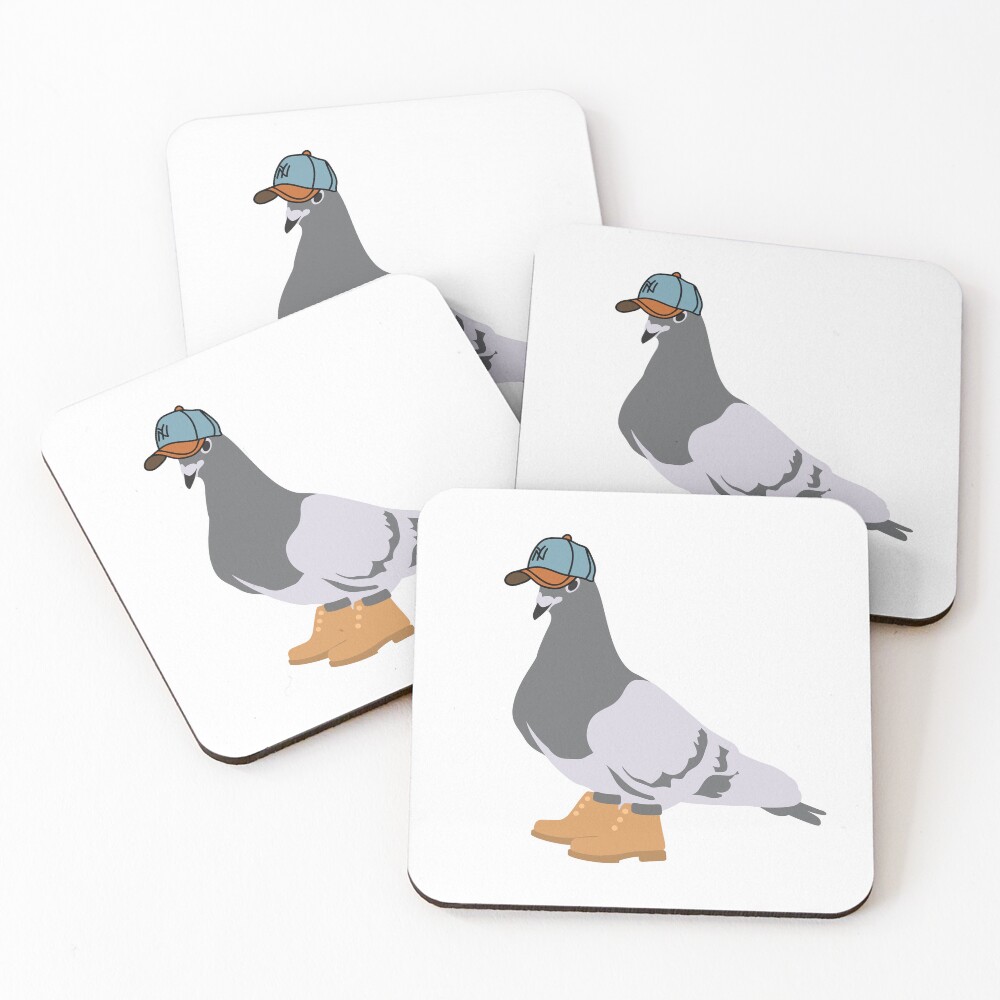 "New York Pigeon Timbs Yerrr!" Sticker for Sale by explorecity | Redbubble