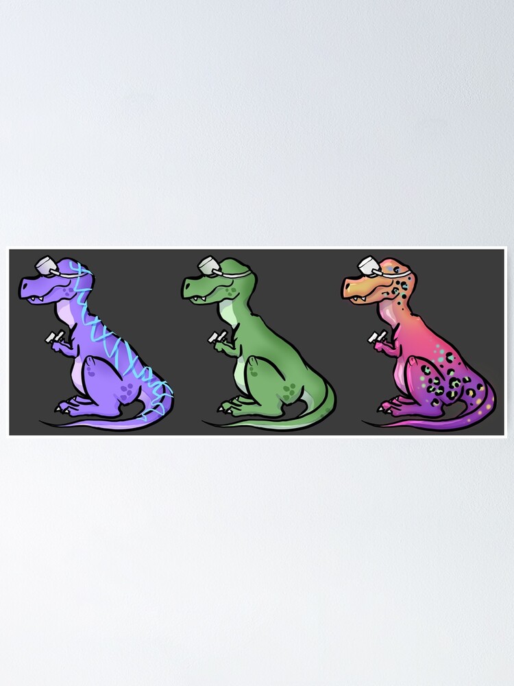 "Boomer Dino Parade" Poster by Cauliflander | Redbubble