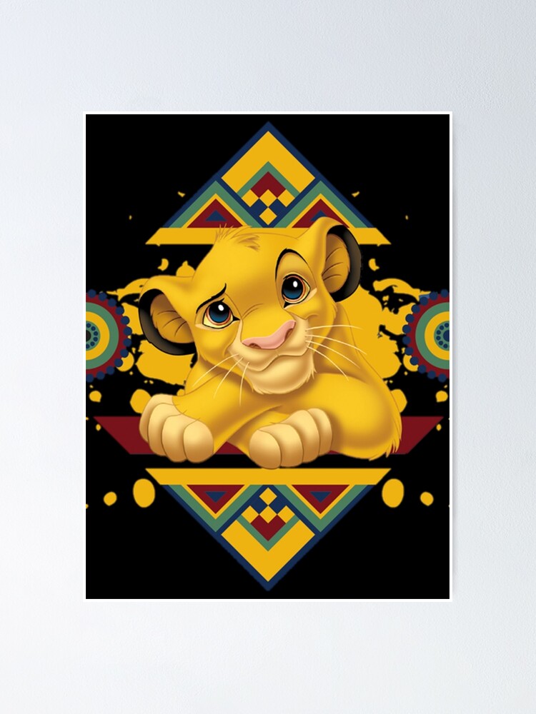 "Simba Lion King" Poster for Sale by PreGAty | Redbubble