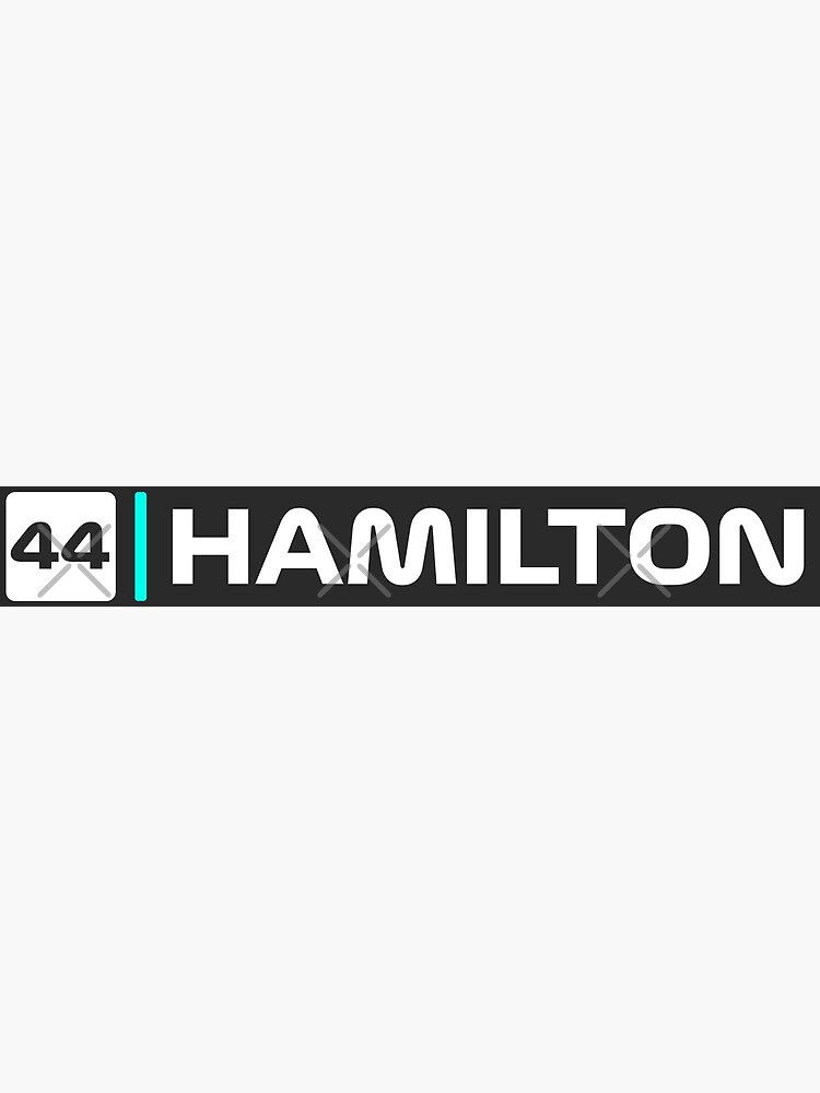 "Lewis Hamilton 44 Mercedes AMG Racing F1" Poster for Sale by ...
