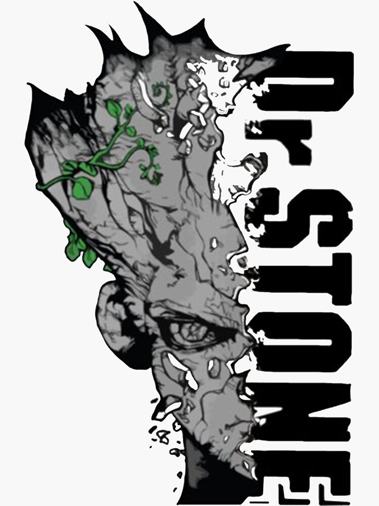 "Dr.Stone" Sticker for Sale by Kaniki-ken | Redbubble