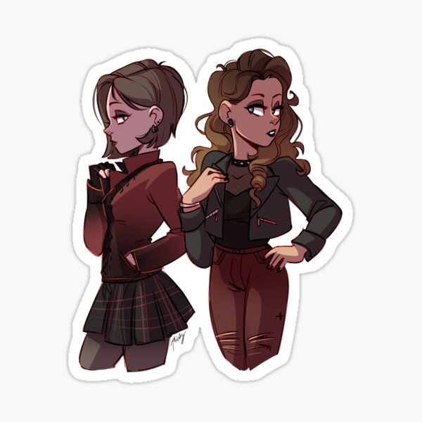 "Girl Gang" Sticker by tinymintywolf | Redbubble
